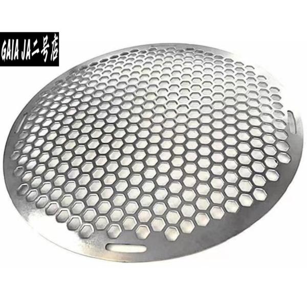 材 質:304食品レベルステンレス製。一体成型。仕様：直径15cm、18cm、20cm、24cm、26cm、30cm、33cm、38cm、40cm、45cm、50cm、55cm、60cm 。これらのグリルマットは、高品質の耐熱ステンレス鋼素...