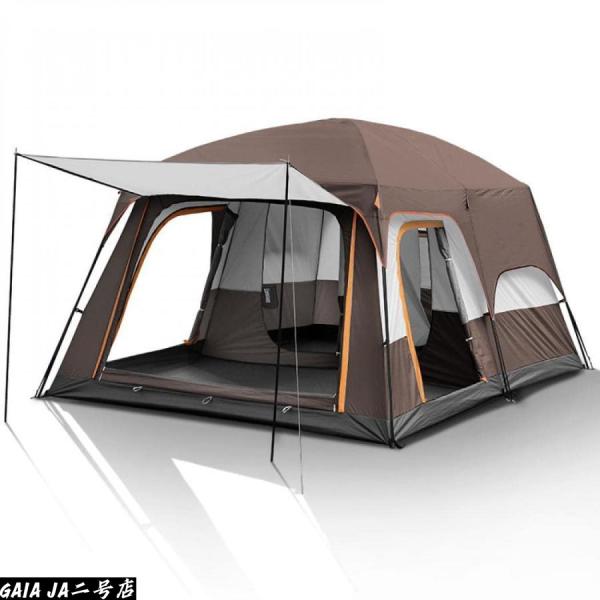 【商品仕様】セット内容：本体/ポール/ロープ/ペグ/収納袋 3?4人用:320*210*185cm /5?8人用:380*260*190cm/8?10人用:420*305*200cm 外帳：防水ポリエステル布 耐水圧4500mm 内?：防水...