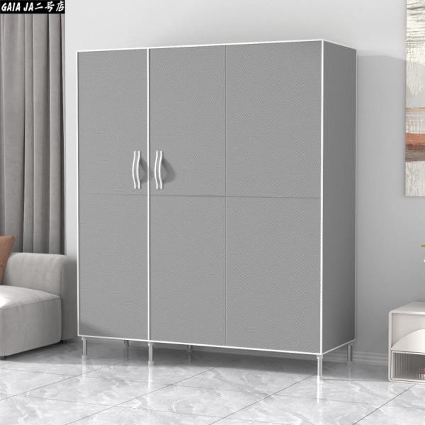 【スペースを節約するクローゼット】2本のハンガーレールと2段の棚が、十分な収納スペースを提供します。また、幅125cmとコンパクトながらも、ベッドルーム、リビング、クローク、ベビールーム、洋服店、ランドリールーム、賃貸住宅、ガレージなど、様...