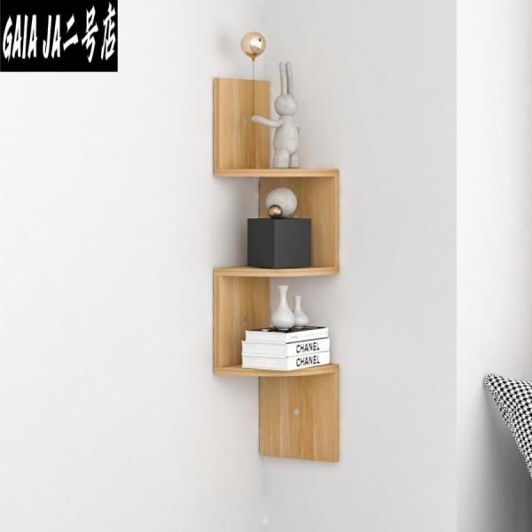 名称：シンプルな壁掛けラック、多機能ラック カラー: ホワイト、ブラック、ウッドカラー サイズ: 3層 80*20*20 cm、5層 125*20*20 cm 材質: 無垢材。イージーハンガーは丈夫な素材でできています。簡単に設置できるよう...