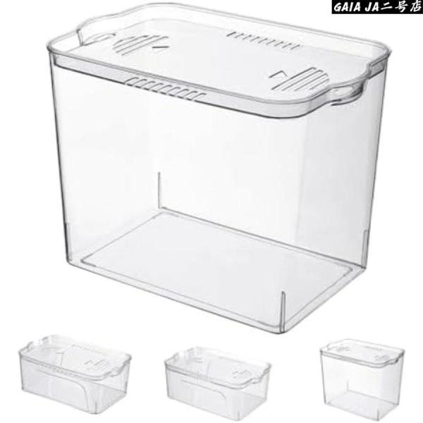 【省スペース設計】金魚 水槽複数のタンクを互いに重ねて配置できる積み重ね可能な設計を特徴とし、自宅やオフィスの貴重なスペースを節約します。複数の金魚鉢簡単に積み重ねることができ、ゲストを感動させる視覚的に素晴らしいディスプレイを作成できます...