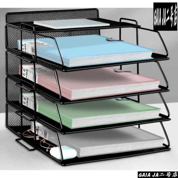 【デスク周りを整理整頓】： 書類整理 に デスク上にも置ける ラック は 仕事上の 書類整理、文房具などを収納できます。仕 事で必要なものをまとめて収納や散らかりがちなデスク周りの整理整頓に最適な書類トレーです！ 机の上がすっきり片付くと仕...