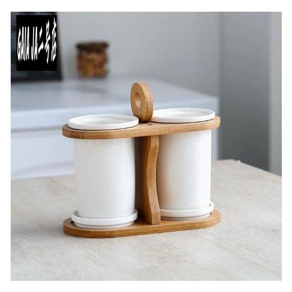 【おしゃれな北欧風の箸立て】北欧風のデザインで木製部と陶器容器が落ち着いた雰囲気を引き立てるおしゃれな箸立てです。キッチンの水切りとしても食卓テーブルの箸立てとしてもご使用頂けます。【互換性の高いツール】どこに何があるのかが一目でわかるので...
