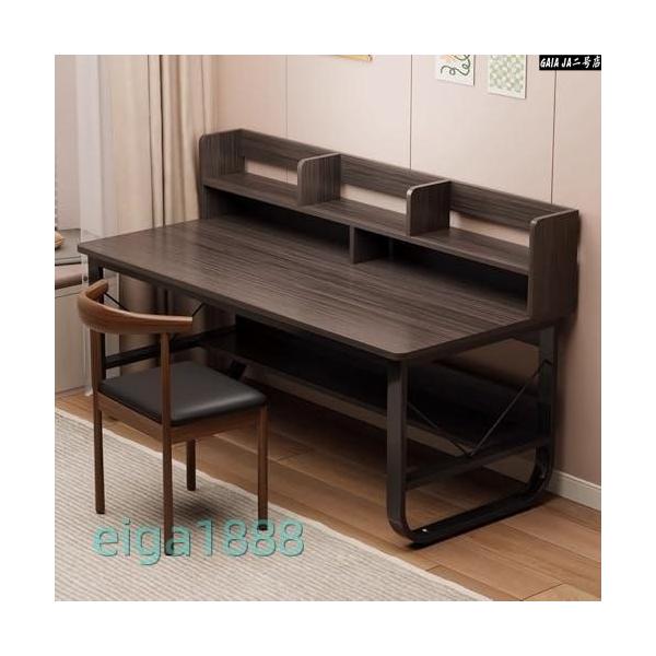 1. 大容量収納80/100/ 120CM×50CM の広いテーブルトップに加え、テーブル上の段ボード収納スペースと下層の置物棚により、本、文具、電子機器などを整然と収納でき、作業空間も十分確保されます。2. 安全性向上 丸みを帯びた角が加...