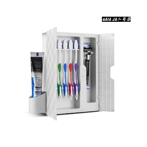 [デュアル紫外線チューブ内蔵] 波長が253.7nmの紫外線バーナーチューブを採用し、360度全方位殺菌で、ブラシヘッドだけでなくハンドルも消毒できる。歯ブラシ上の99.9%の有害物質を安全かつ効果的に除去した。[スマート自動シャットダウン...