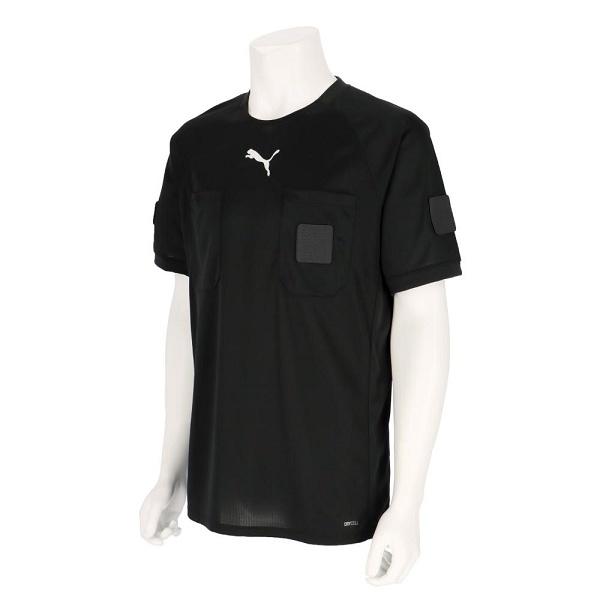 新しいリスペクトワッペンに対応したレフリーシャツ。メンズ・ユニセックス ●素材本体:ポリエステル100%●サイズS〜XXL●カラー(01)プーマ ブラック●仕様■S: バスト: 98cm 肩幅: - ゆき: 44.5cm すそ周り: 94c...