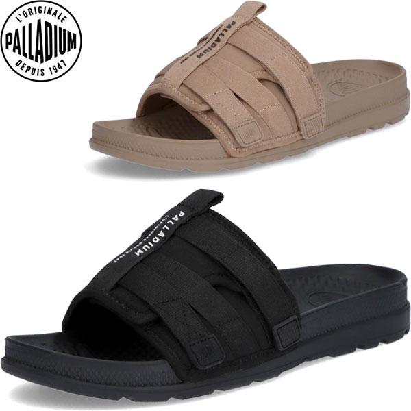 ミリタリー感のあるスライドサンダルはアッパーの面ファスナーで調節可能。■素材アッパー：テキスタイルアウトソール：ラバー■生産国ベトナム製