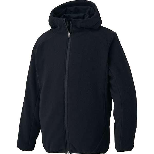 ■商品説明保温性に優れたフリースジャケット。フルジップフーディースタイル。■素材表地/ポリエステル100％(フリース)、裏地/ポリエステル100％(タフタ/ニット)■カラー1900：ブラック■サイズSサイズ:チェスト(胸囲)88cm/身長1...