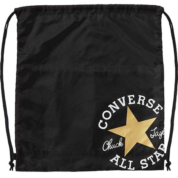 ■商品説明CONVERSEのナップサック。サイドにファスナー付きの収納スペースがあり、荷物を分けて入れたい方にオススメです。様々なシーンでお使い頂けます。■素材ポリエステル■カラー1982：ブラック×ゴールド■サイズ52×47cm重量：11...