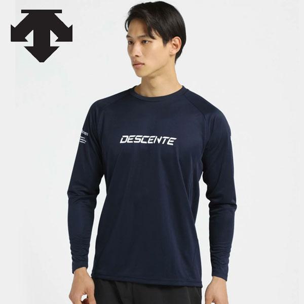 腕の振り上げ動作を意識したラグランスリーブを採用しています。胸部分にDESCENTEのプリントを配置した長袖バレーボールシャツです。肘部分には滑りを良くするスリップ加工を施し、フライングレシーブをしても生地が溶けにくい仕様になっています。ポ...