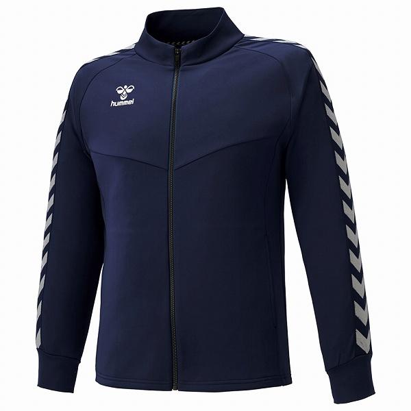 チーム対応のウォームアップジャケット。両腕のシェブロンラインはテープ仕様。トレーニングシャツ●素材ポリエステル92％・ポリウレタン8％●サイズSS〜XO4●カラー(20)レッド，(26)クラレット，(63)ロイヤルブルー，(71)インディゴ...