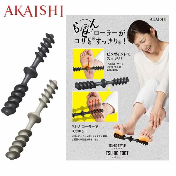 らせん形状のローラーが、足裏を蛇行しながら指圧。足裏を万遍なくほぐすことができます。特に強く指圧したいツボには、中央のローラーに押し当てると強めの刺激感が楽しめます。素材エラストマーサイズ２３．５×３．８×３．８ｃｍ重量：７０ｇ原産国：日本