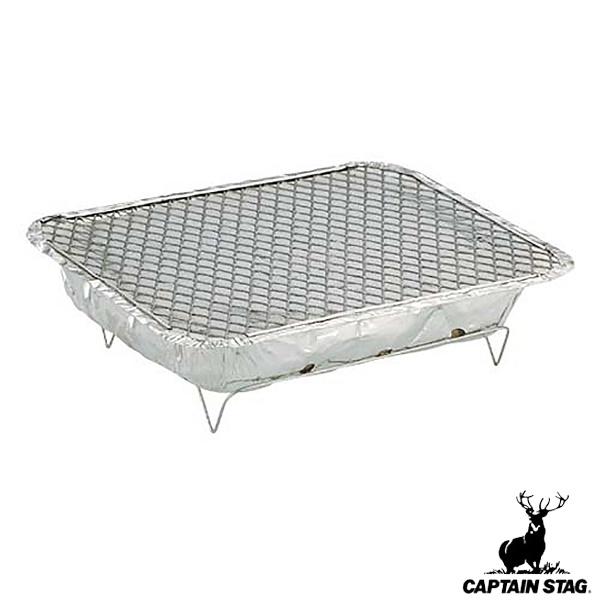 製品サイズ(約)：幅270×奥行220×高さ55mm重量(約)：670g材質(品質)：本体：アルミニウム、バーベキュー網・スタンド：鉄(亜鉛めっき)、燃料：石炭・木炭、着火紙：パルプ(パラフィン含有)仕様/その他：セット内容：本体x1・バー...