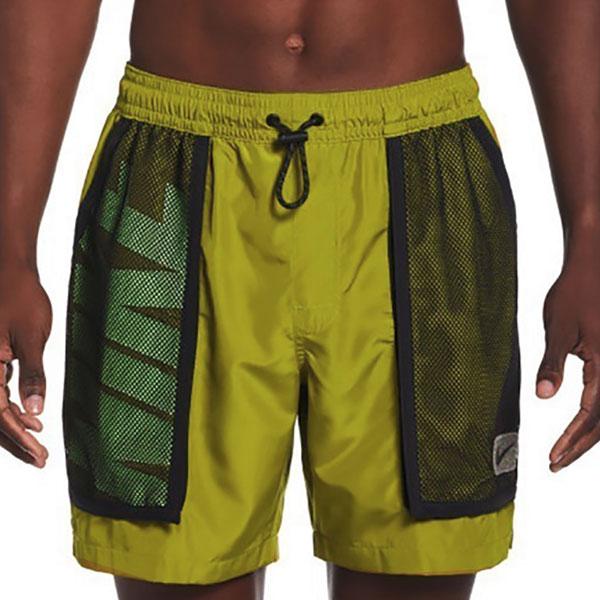 サイドのビッグメッシュポケットがアクセントになった機能性抜群の水陸両用アイテムさらっとした肌触りのリサイクル素材を使用付属のループコードによりウエストのサイズ調節が可能股下7インチ、サイドポケット付き裏側はメッシュ素材の総裏地仕様タウンユー...