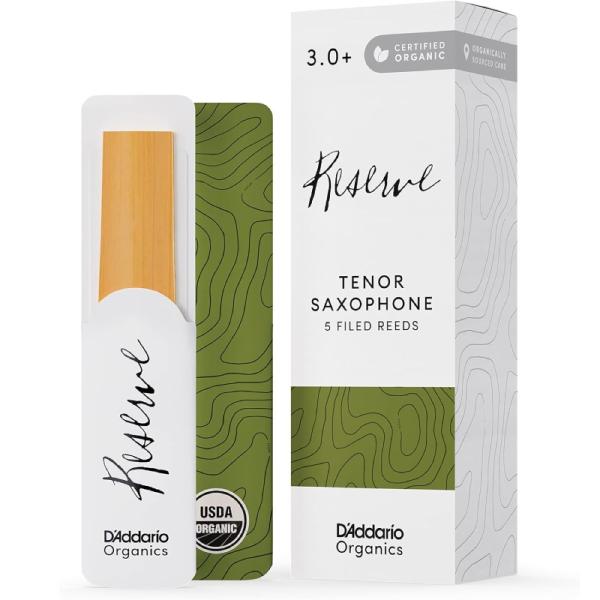 ダダリオ オーガニックス <レゼルヴ> シリーズは、85年以上にも及ぶリードメイキングのノウハウを結集し研究・開発を経て誕生した、ダダリオの技術の粋を集めた最高級リードです。