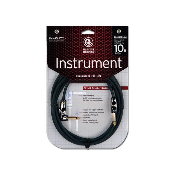 Circuit Breaker Cableはポップ音やスクイール音等のノイズから楽器を守るために開発されたケーブルです。