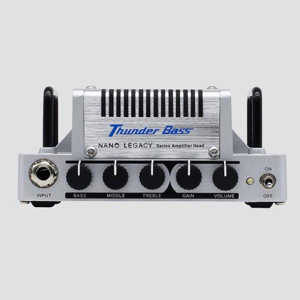 クラスAB の5W 出力、エフェクトループにAUX 入力にヘッドホン出力まで！？デジタル系の音では満足できないギタリストに捧げる、手のひらサイズのヘッドです。サンダーベースは、Ampeg SVTのサウンド を基に設計された5W / クラスA...