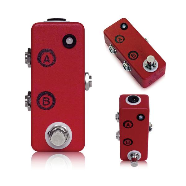 JHS Mini A/Bはミニサイズで小さなABボックスです。非常に小さな筐体に、ハイクオリティなジャックとスイッチを使用して制作しました。 パッシブ回路ですが、LEDの点灯をするためには電源供給が必要です。 電源はセンターマイナスの9Vア...