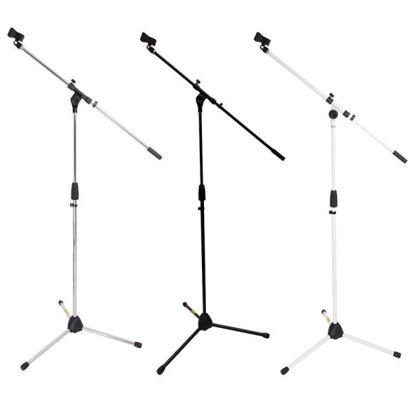 コンパクトに折りたたみ可能なブームタイプマイクスタンド。ブーム部分は角度や長さの調整が可能で、ボーカル用・アコギ集音マイク用・アンプマイキング用など様々な用途にご使用いただけます。