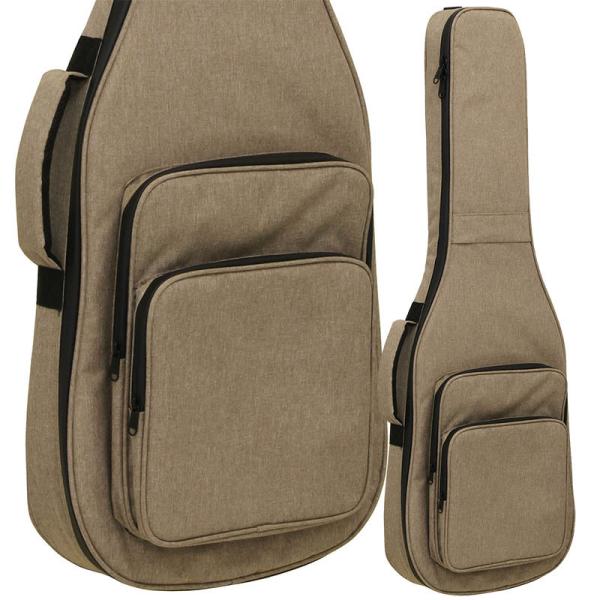 ケース外部には防水性に優れた生地とファスナーを採用。取り外しが可能なネックピローも付属し、18mmのパッドが楽器をしっかりと保護します。