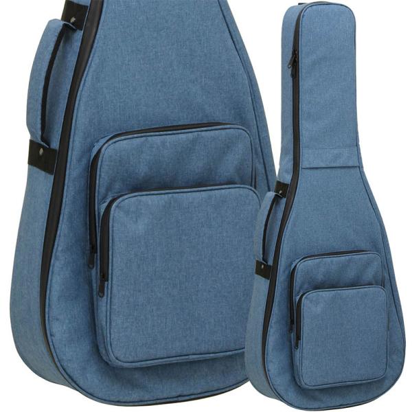 ケース外部には防水性に優れた生地とファスナーを採用。取り外しが可能なネックピローも付属し、18mmのパッドが楽器をしっかりと保護します。