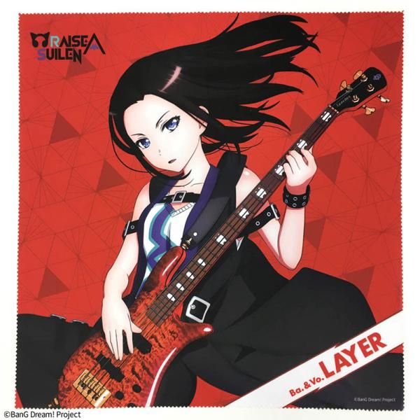 BanG Dream! RAISE A SUILEN コラボレーション !!マイクロファイバー素材の高品質な楽器用クロス。