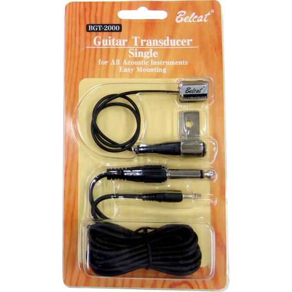 アコースティック用ピックアップ(シングル)アコースティック楽器に取り付け、アンプから出力可能にする、簡易ピエゾ・ピックアップです。長さ：ピックアップ〜ジャック入力部まで：約30cmミニフォン〜フォンジャックまで： 約245cm