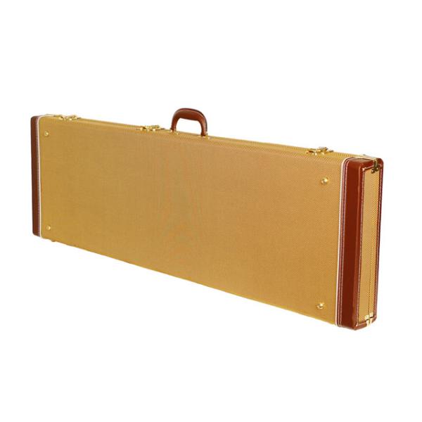 ベース用ハードケース 角型ツィードタイプ JBタイプ、PBタイプ等全般 ゴールド金具使用