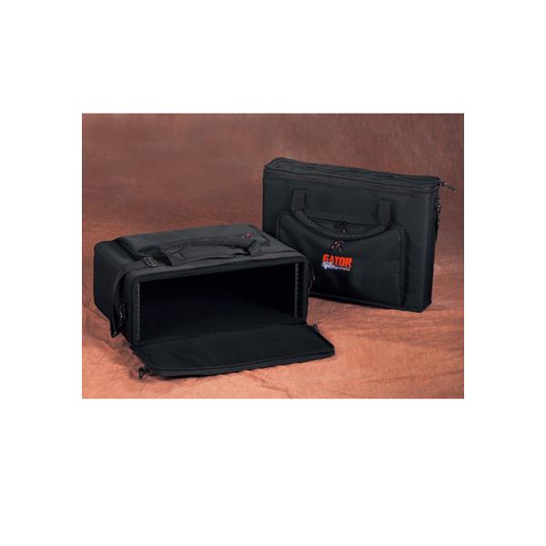 木製キャビネットをパットで包み、ナイロン生地で仕上げました。ラックレールを装備し、ふたもジッパーで開閉式ですので邪魔になりません。ショルダーストラップ付き。内寸■Length:約35.56 cm  ■Width:約48.26 cm  ■He...