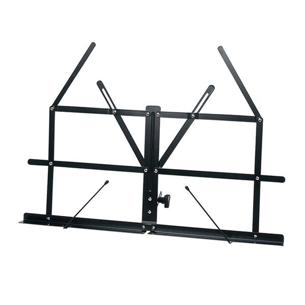 折り畳み式の卓上譜面台。ソフトケース付 重量：500g