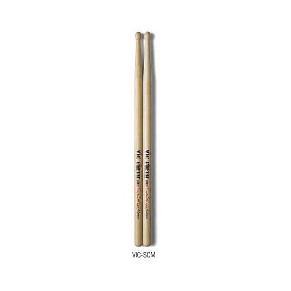 コリン・マクナット モデル 密度が高くなめらかな手ざわりの、ヒッコリー製マーチングスティック。 ヴィックファースのヒッコリースティックは、世界でも最高品質と称される“アメリカ北部産ヒッコリー”を使用。