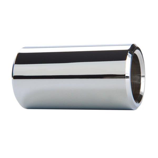 適度な重さのクローム仕上げのブラス製です。19 x 27 x 51mm（内径 x外形 x長さ）リングサイズ 9相当