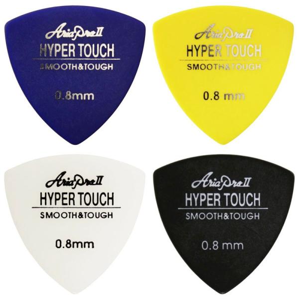 アリアプロIIピック HYPER TOUCH　-Triangle- Pick対磨耗性にすぐれロングライフを誇るとともに、マット感覚のソフトな手触りと弾き心地を持ち、ナチュラルな中にシャープさが有る独特のサウンドが魅力です。形状：トライアング...
