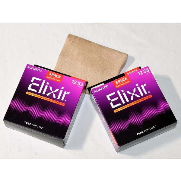 Elixir / Phosphor Bronze6セット エリクサーアコースティックギター弦Elixir Acoustic Guitar Strings / Light#16569 / 16052 Promotion Pack x2ARIA...