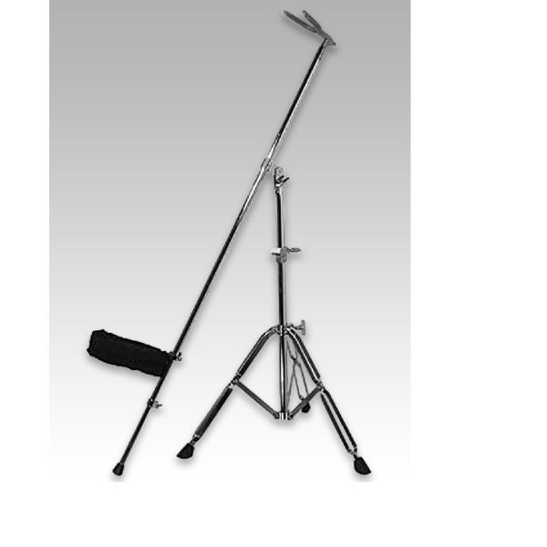 「108C コントラアルト コントラバスクラリネット アイダ」は、直管タイプのコントラバスクラリネットに最適なスタンドです。安定した設計により、楽器をしっかりと支え、演奏中の安心感を提供します。調整可能な高さとしっかりとした支柱が特徴で、さ...