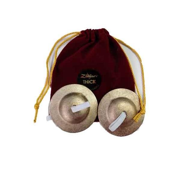 フィンガーシンバルFC　ジルジャンジル直径約6.5cmThick（厚め）3mm 約150g（1組セットで）*輸入品、在庫分発送終了後は取り寄せとなります。