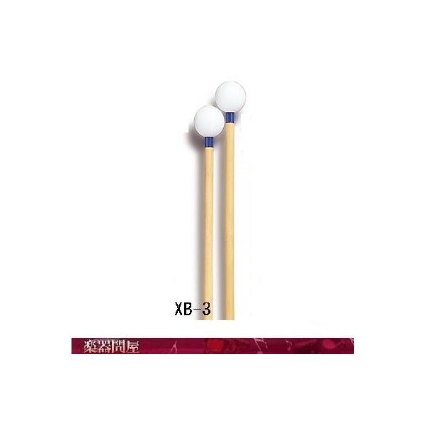 キーボードマレット　XB-3B　VH　XBシリーズ　veryhard　プレイウッド　アセタール玉　28ｍｍ×350ｍｍ　合竹柄シロフォン、グロッケンシュピール用マレット　