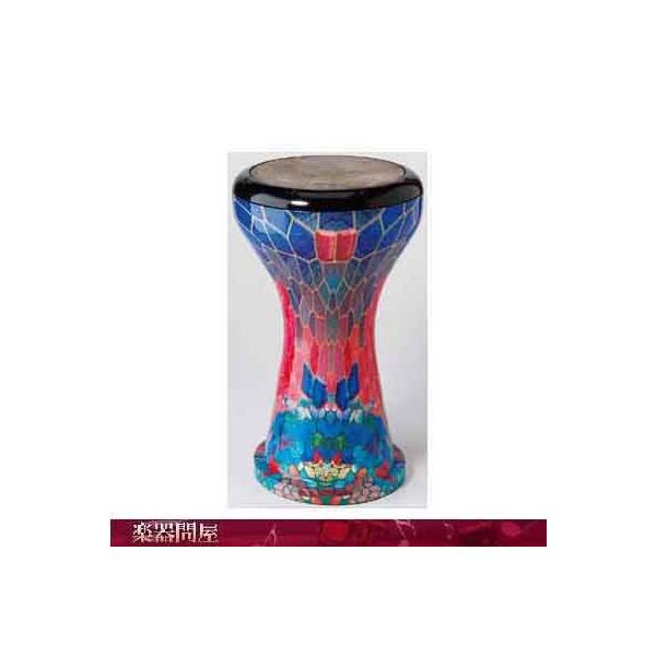 限定１台　Remo　パーカッションドゥンベック　レモ　DK-3009-91　09インチx18インチ　DK300991本体色：サファイヤルビー　ベリーダンスやアラブ音楽に欠かせない中近東のゴブレット形ドラム。　ヘッドは薄めのスキンディープヘッ...