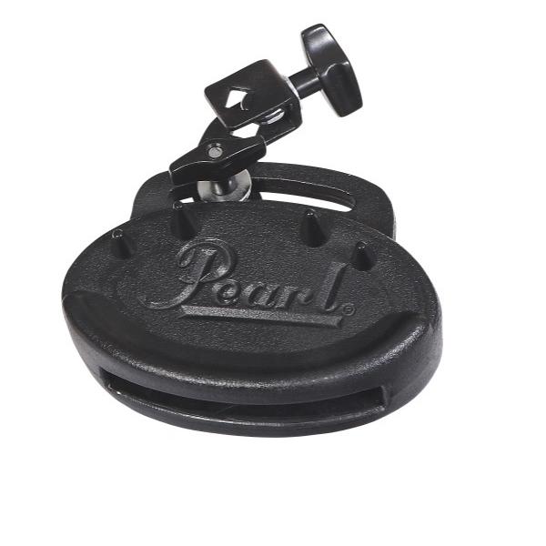 PBL-100　パ-ル楽器Lowピッチのサウンドで、スパイクのついたオールブラックデザインのクラーベブロック。取り付けブラケット付き。PBL100