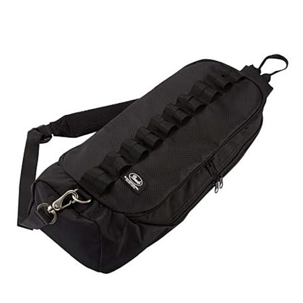 ワンショルダースティックバッグたすき掛けタイプで、スティック約６ペア収納可能。財布やスマ―トフォンはもちろん、Ａ４サイズの雑誌やタブレット等収納可能な為、“スティックの収納がしやすい普通のバッグ”として活用できます。上部にはチューニングキー...