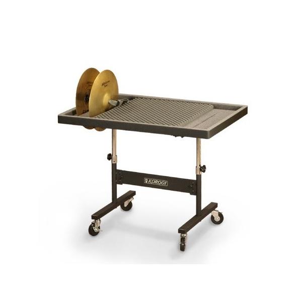 コオロギ高さ調整範囲=48-78mmテーブルサイズ=90×60cmφ75ゴムキャスターストップ付※シンバル別売16~18インチのシンバルが目安です