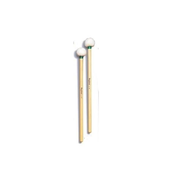 ティンパニマレットマレット　ティンパニ用　T13-M　プレイウッドR付きウッド芯　ドイツフェルトΦ22*370　径13ミリラーミン材柄T13M柄はラーミン材（φ12、φ13）、芯はR付きコルク芯（T11）、R付きウッド芯（T13）。フェルト...