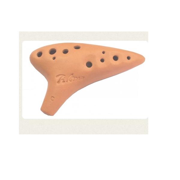 ティアーモオカリナ アルトC T-NACNT　素焼きTi　Amo　オカリーナは一つ一つ手工芸的技法で作られ、土の温かさを持ち、そのユニークなフォルムから美しい旋律が生まれるよう正確ななピッチで調律されています。 本体：約16cm×9.3cm...