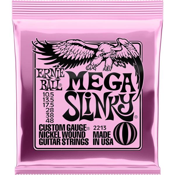 Ernie Ball Mega Slinkyは、人気のPower Slinkyセットに似ていますが、高音弦の張力がほんの少し低くなっています。これらのエレキギター弦は、一貫性、最適なパフォーマンス、長寿命を保証するために、最高水準かつ最も厳...