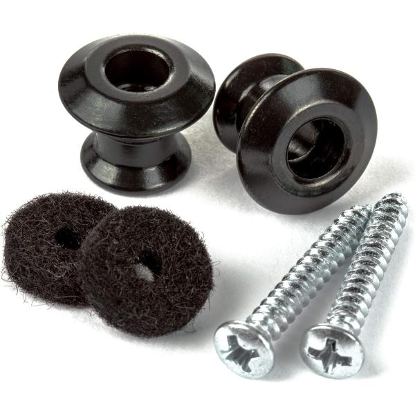 ジム ダンロップ社製の定番のストラップロックのギター側ストラップピンだけをセットにしたパッケージ。 ストラップロックを装着した1本のストラップを複数のギターでスムーズに持ち替えたりする場合に便利です。かさ部分が大きいため普通のストラップピン...