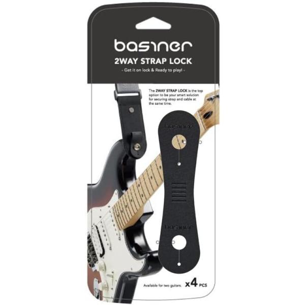 2WAYストラップロックは、ストラップとケーブルを同時に固定するためのスマートなセキュリティツールです。 本体の加工や追加のハードウェアを必要とせず、演奏中にストラップが外れてしまうことを防止すると共に、不意にプラグが抜けないようケーブルを...