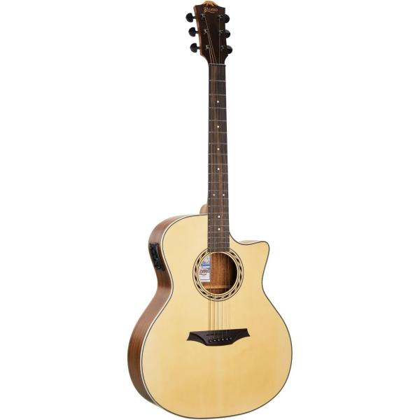 【仕様】ボディシェイプ Auditoriumスケール　648 mm (25 1/2")　ナット　幅43 mm (1 11/16")トップ材　スプルースブレイシング　"X"ブレイシングバック&amp;サイド材　マホガニートップバインディング　...