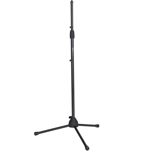 ・ソフトグリップ回転式クラッチ ・折り畳み式三脚ベース ・US(5/8")及びEURO(3/8")のネジ規格に対応 (変換アダプタ付属)・ケーブルホルダー付き高さ:863~1,727mm重量:約1.81kg