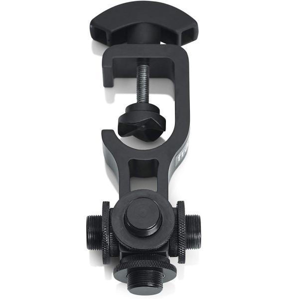 ・US規格(5/8")のネジに対応したマイクブーム、マイククリップ等、最大4つのアクセサリーを追加できるスタンドマウントホルダー ・15〜22mm径のスタンドに取付可能 重量：約273g