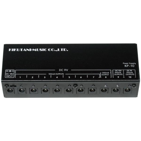 ペダルボードの主役であるエフェクターを影で支える存在。そんなパワーサプライが完成しました。筐体のデザインを黒をベースに極力シンプルにし、主役であるエフェクターを視覚的に目立たせました。 計10個のアウトプット(9V100mAx7 /9V50...